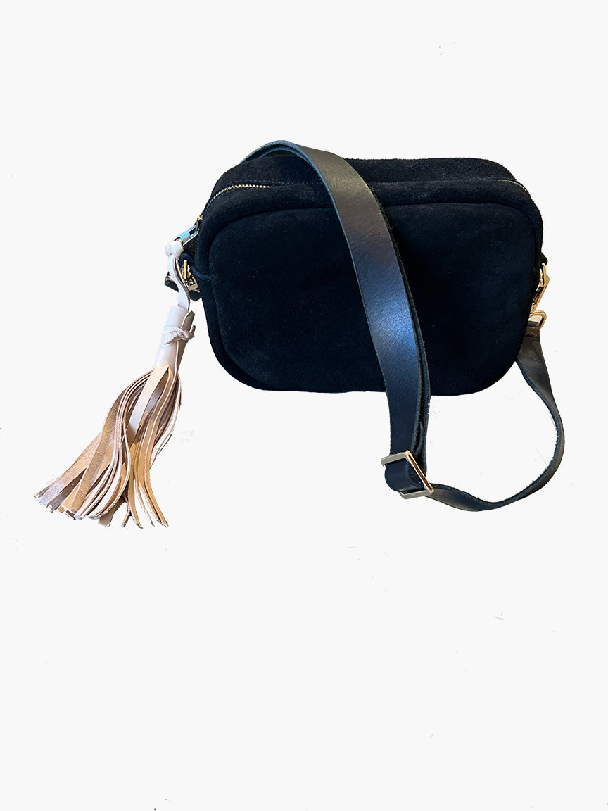 Ana Bag, black suede – basilracuk.com
